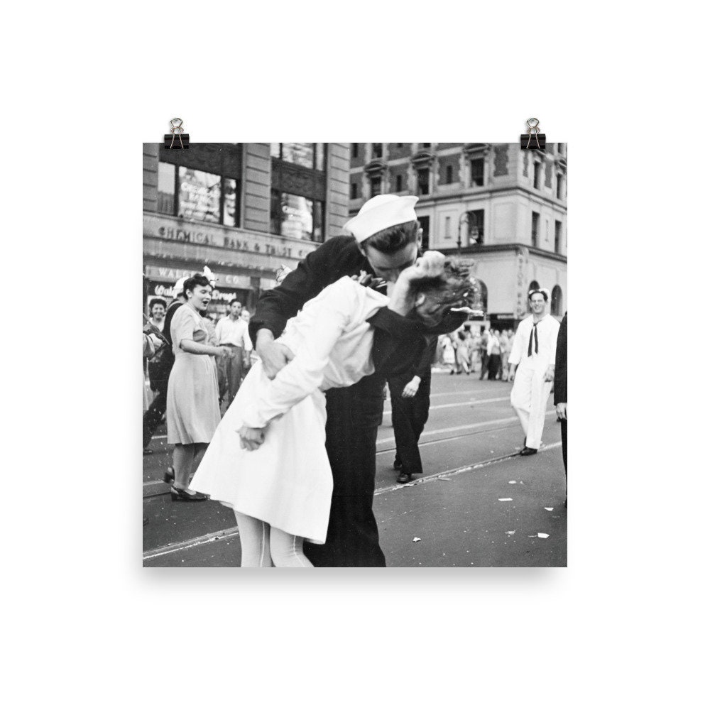 Kissing the War Goodbye Poster Print - Etsy