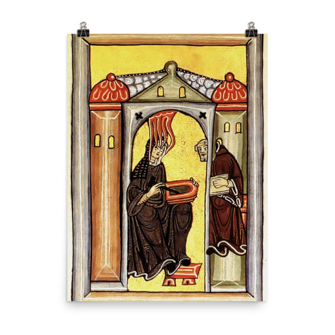 Hildegard of Bingen Poster Print - Etsy