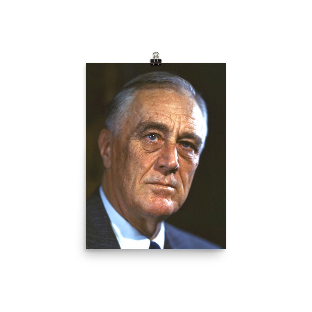 Franklin Delano Roosevelt FDR Poster Print | Etsy