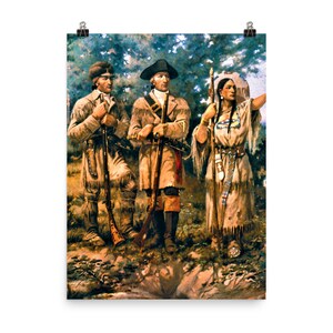 Sacagawea With Lewis and Clark Poster Print - Etsy