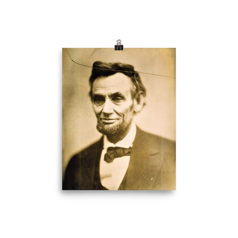 Last Photo of Abraham Lincoln Poster Print - Etsy
