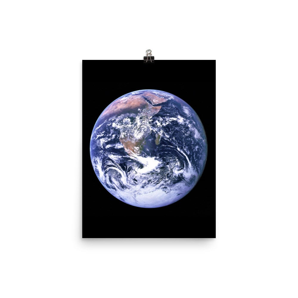 The Blue Marble Poster Print - Etsy