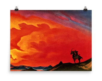 Nicolas Roerich Gesar Khan 1941 Print Poster - Etsy