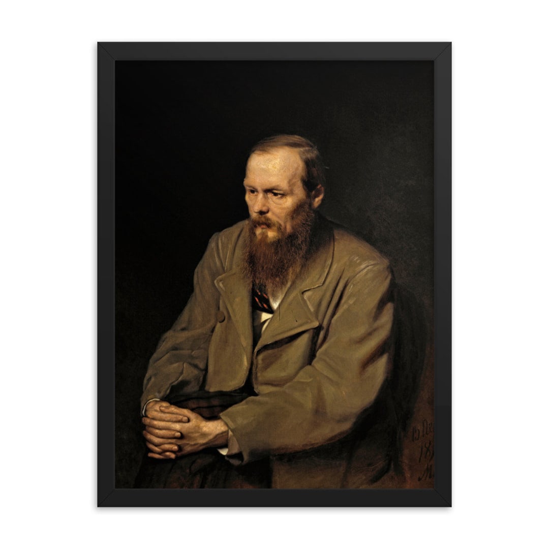 Fyodor Dostoevsky Framed Print - Etsy