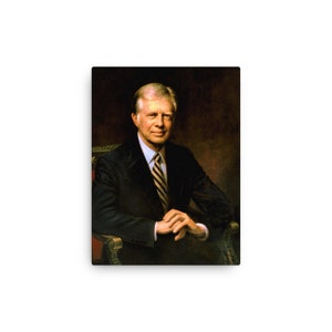 Jimmy Carter Official Portrait Canvas Print - Canvas Wall Art - Etsy