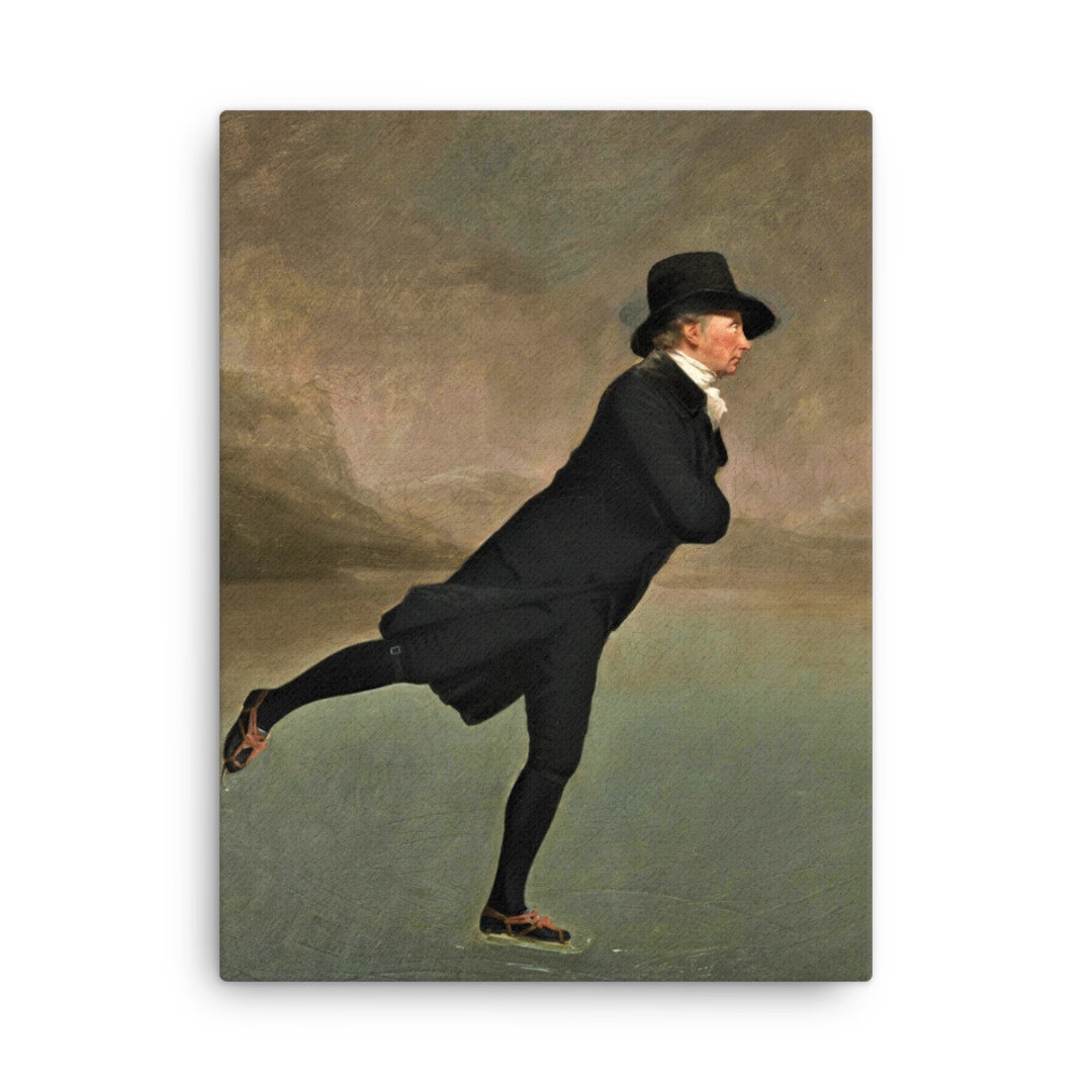 The Skating Minister by Henry Raeburn Canvas Print - Canvas Wall Art - Etsy