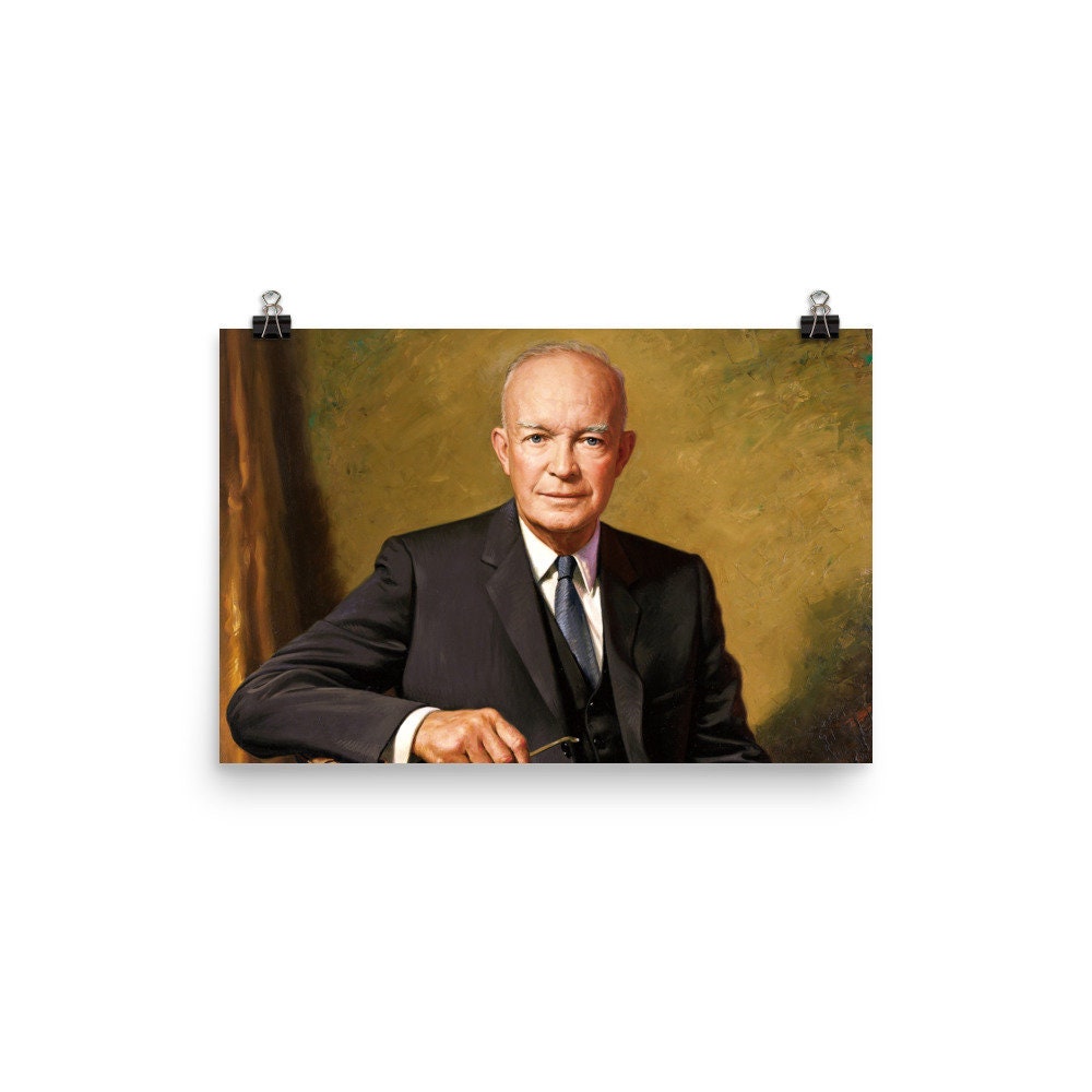 Dwight Eisenhower Poster Print - Etsy