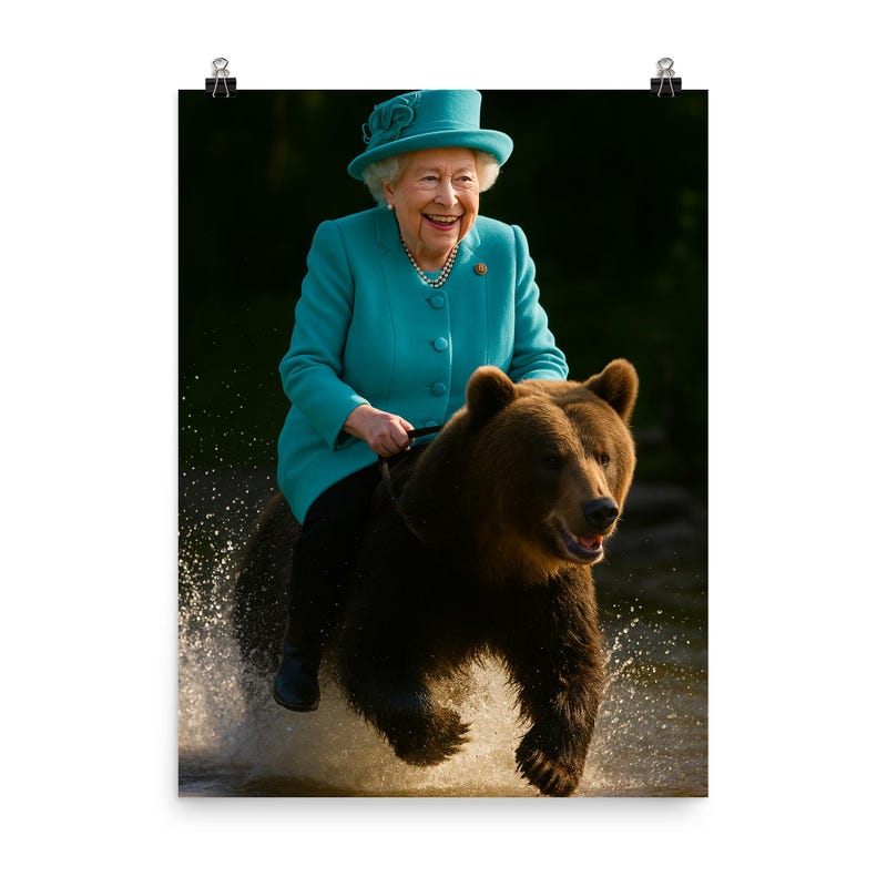 Queen Elizabeth Bear - Etsy
