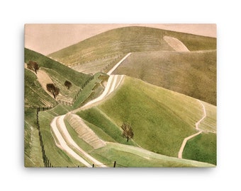 Chalk Paths by Eric Ravilious Print Poster - Etsy