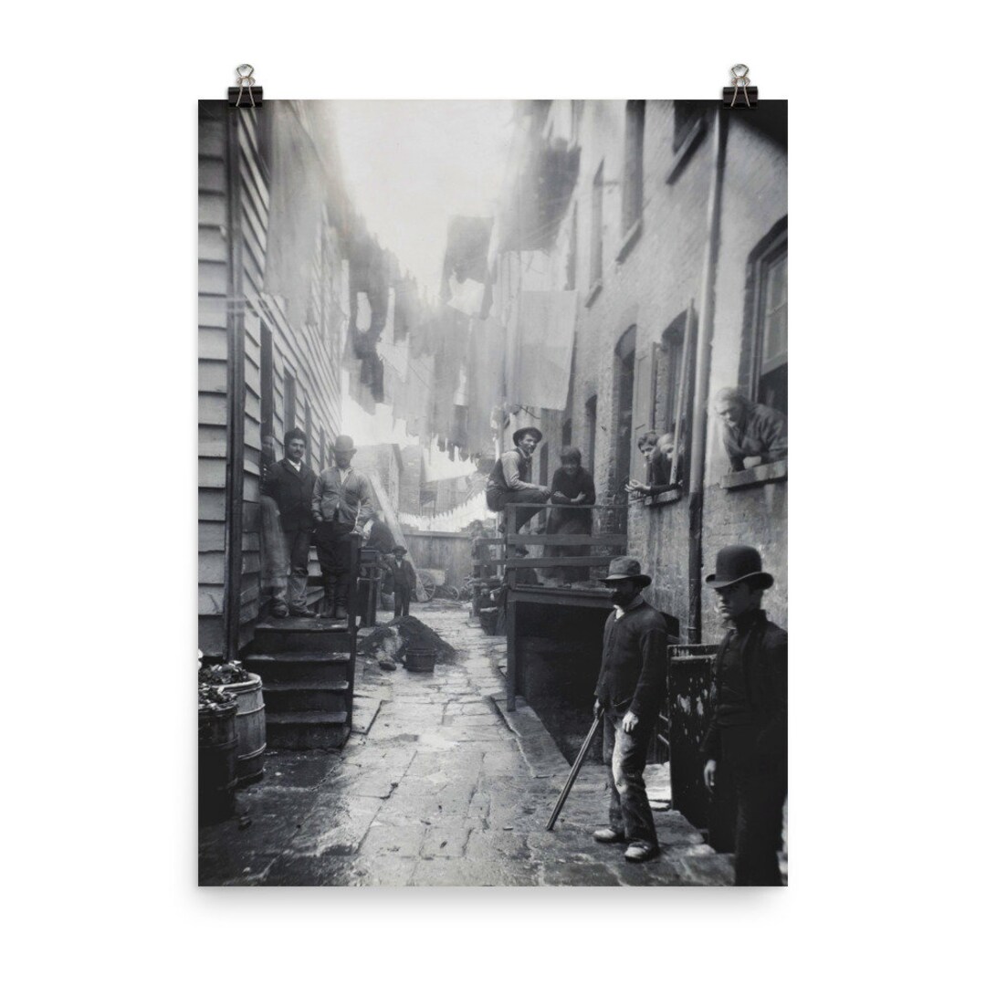 Jacob Riis Bandits' Roost Photo Print: New York City History - Etsy