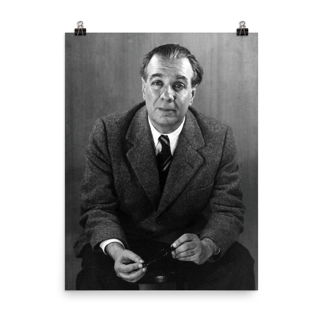 Jorge Luis Borges Poster Print - Etsy