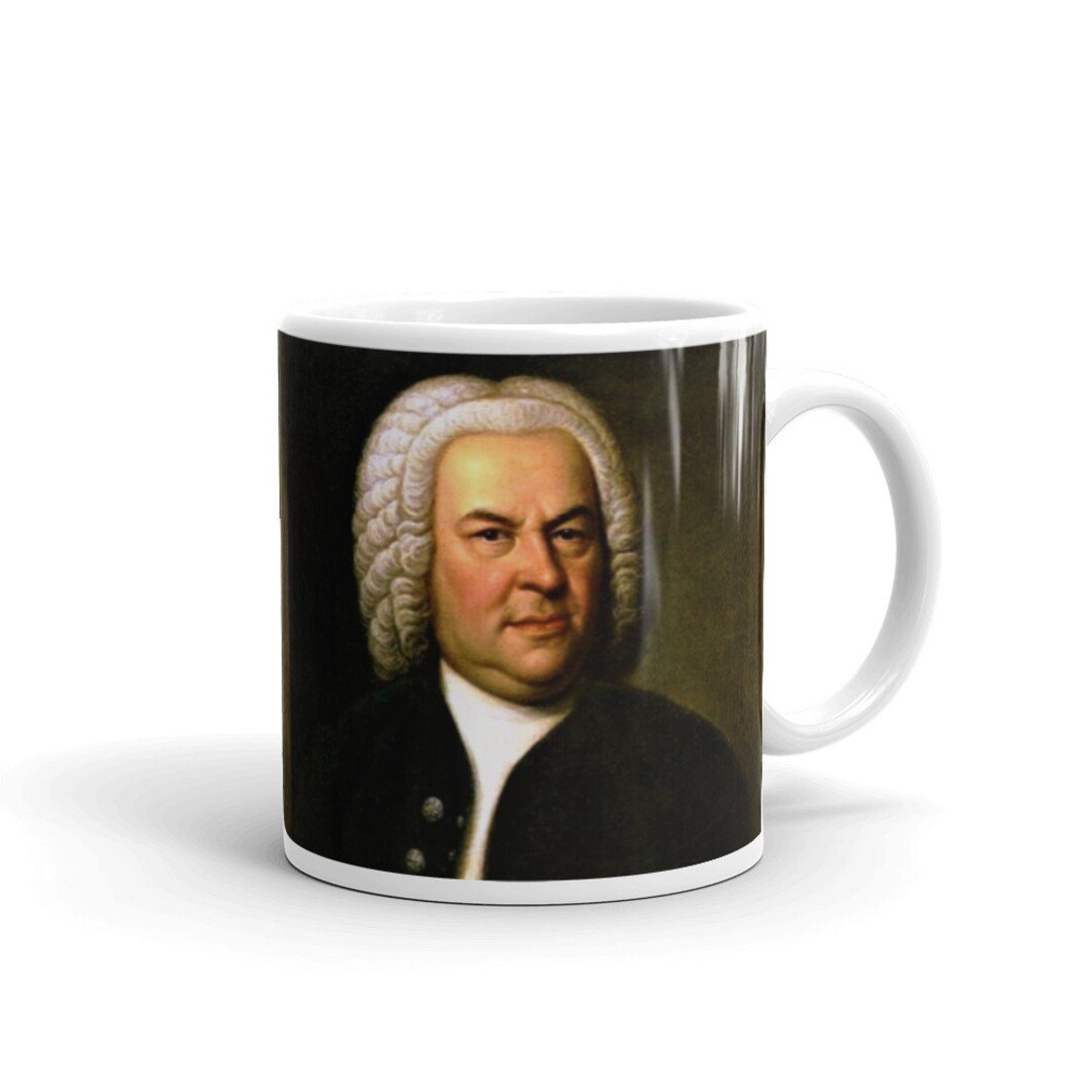 Johann Sebastian Bach Mug - Official Portrait Bach Painting by ...