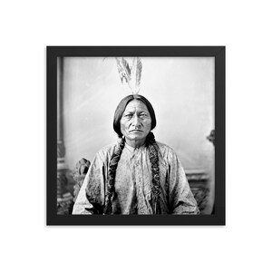 Sitting Bull Portrait Framed Print - Etsy