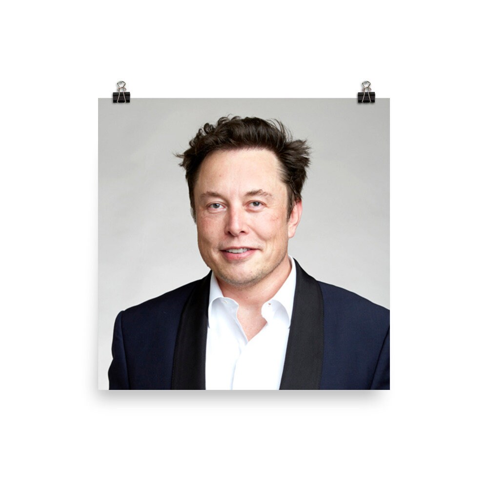 Elon Musk Poster | Etsy