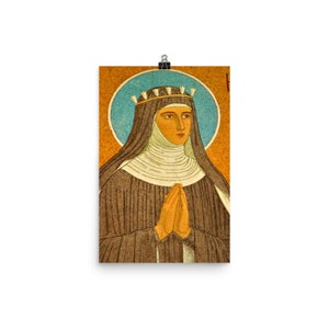 Saint Hildegard of Bingen Poster Print - Etsy