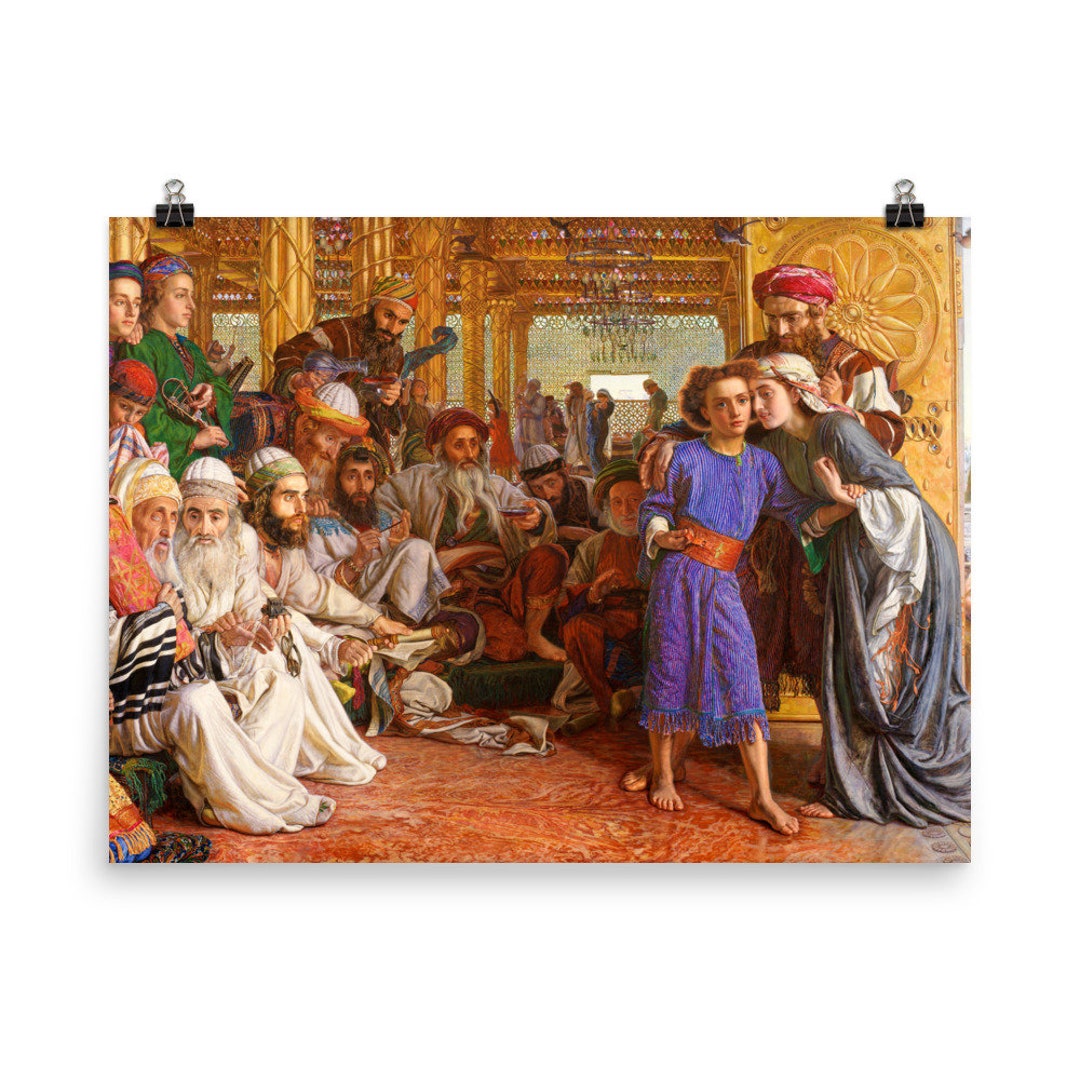 The Finding of the Saviour in the Temple by William Holman Hunt Poster ...