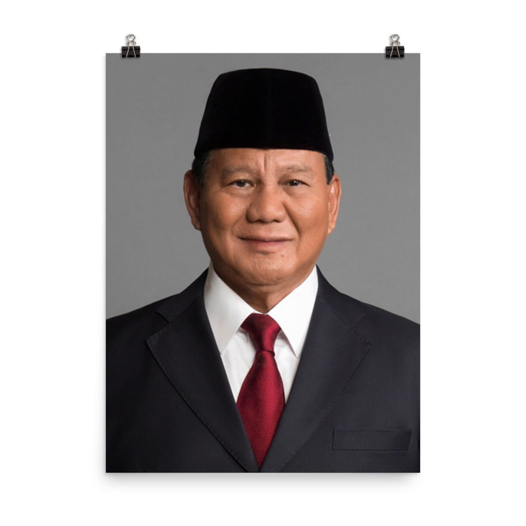 Prabowo Subianto Poster Print - Etsy