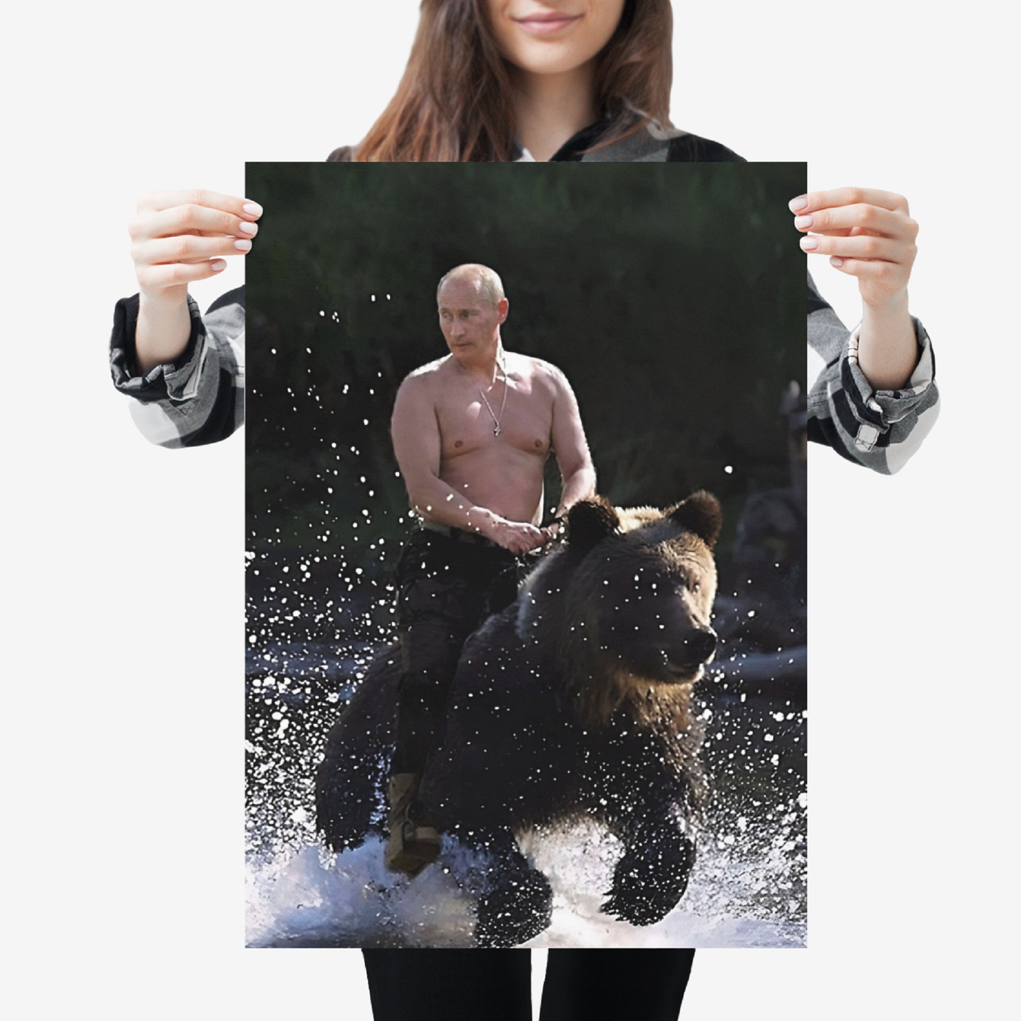 Putin Riding Polar Bear