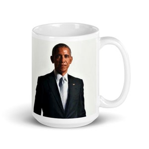 Barack Obama Official Portrait Mug - Etsy
