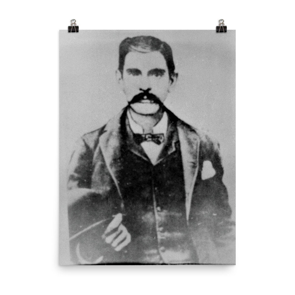 John Henry doc Holliday Poster Print - Etsy