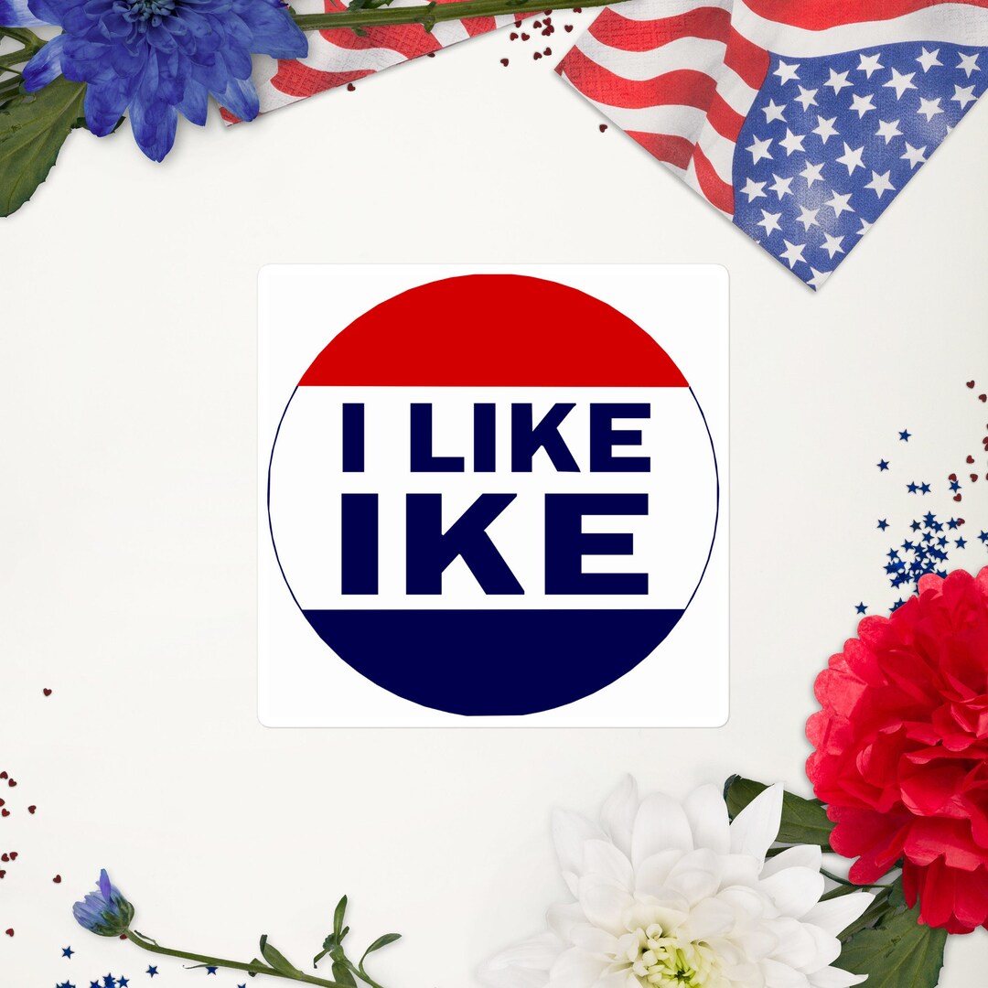 I Like Ike Sticker - Etsy