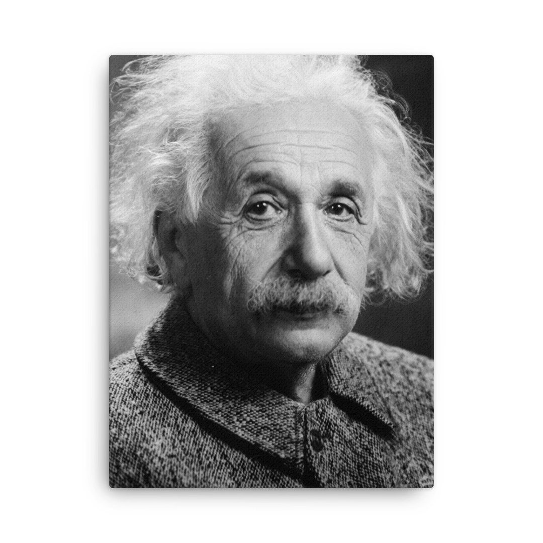 Albert Einstein Canvas Print - Canvas Wall Art - Etsy