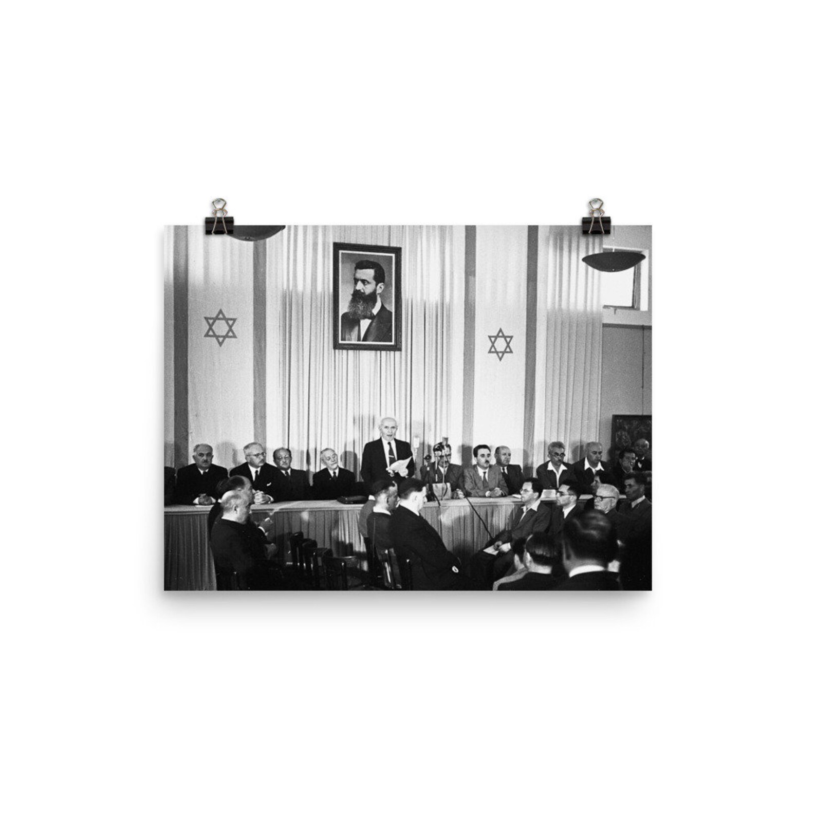 Declaration of State of Israel Poster Print - Etsy