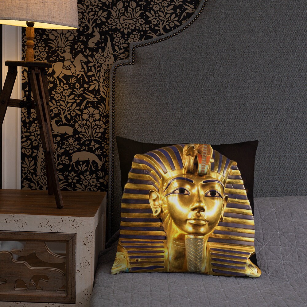 Tutankhamun Throw Pillow - Etsy