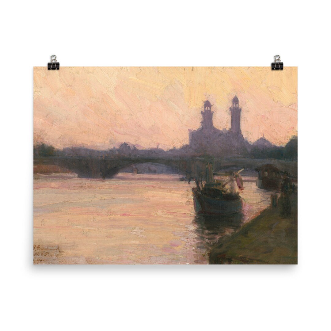 The Seine by Henry Ossawa Tanner Poster Print - Etsy