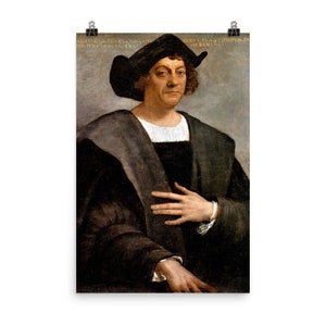 Christopher Columbus Poster - Etsy