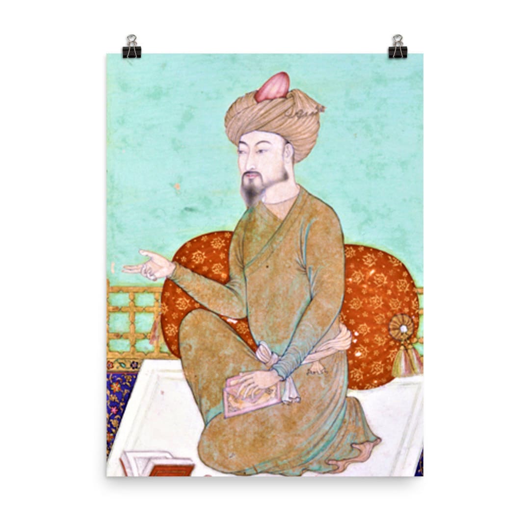 Emperor Babur of India Poster Print - Etsy
