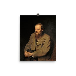 Fyodor Dostoevsky Poster Print - Etsy