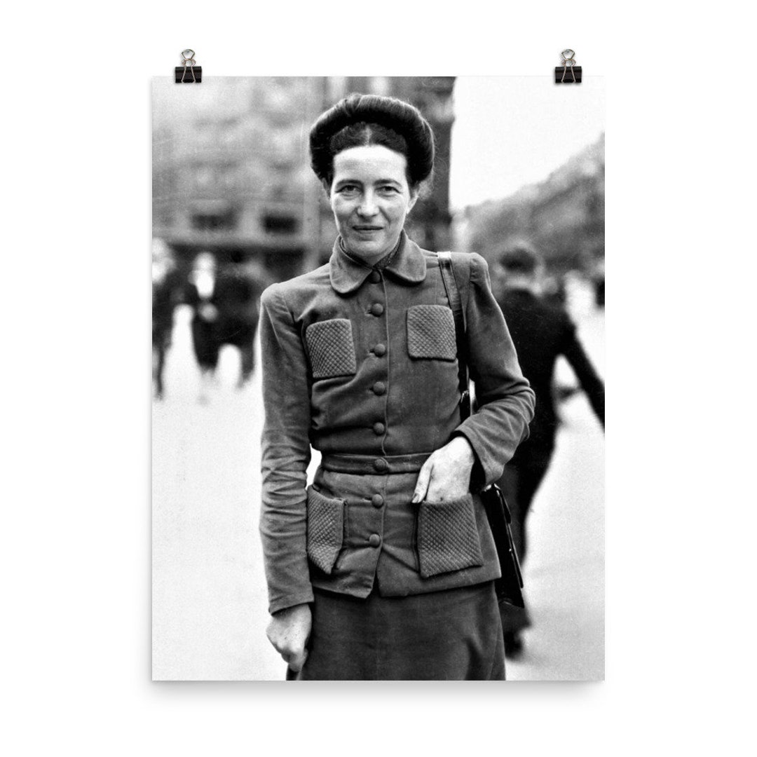 Simone De Beauvoir Poster Print - Etsy