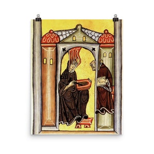 Hildegard of Bingen Poster Print - Etsy