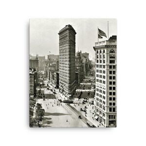 Flatiron Building, New York 1909 Canvas Print - Canvas Wall Art - Etsy