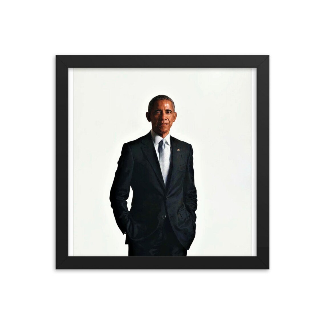 Barack Obama Official Portrait Framed Print - Etsy
