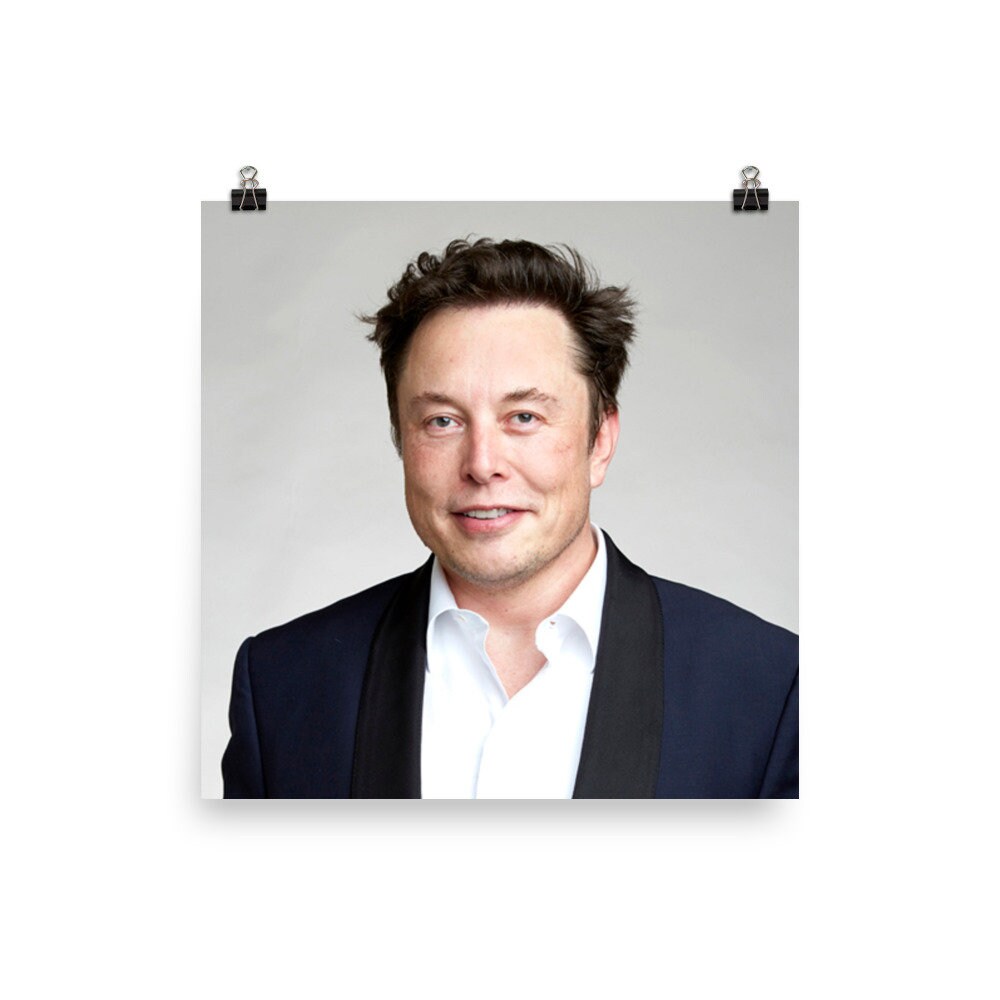 Elon Musk Poster | Etsy