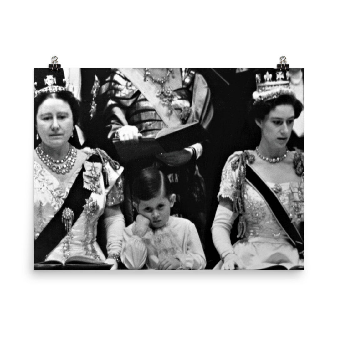Bored King Charles III (then Prince Charles) During the Coronation of ...