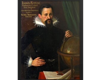 Johannes Kepler Art Print Digital Download 5 X 7" | Cute Cartoon ...