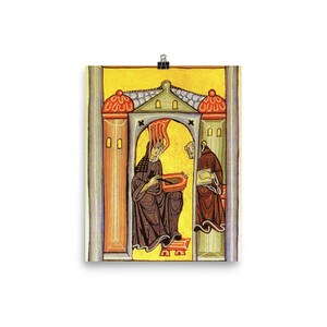 Hildegard of Bingen Poster Print - Etsy