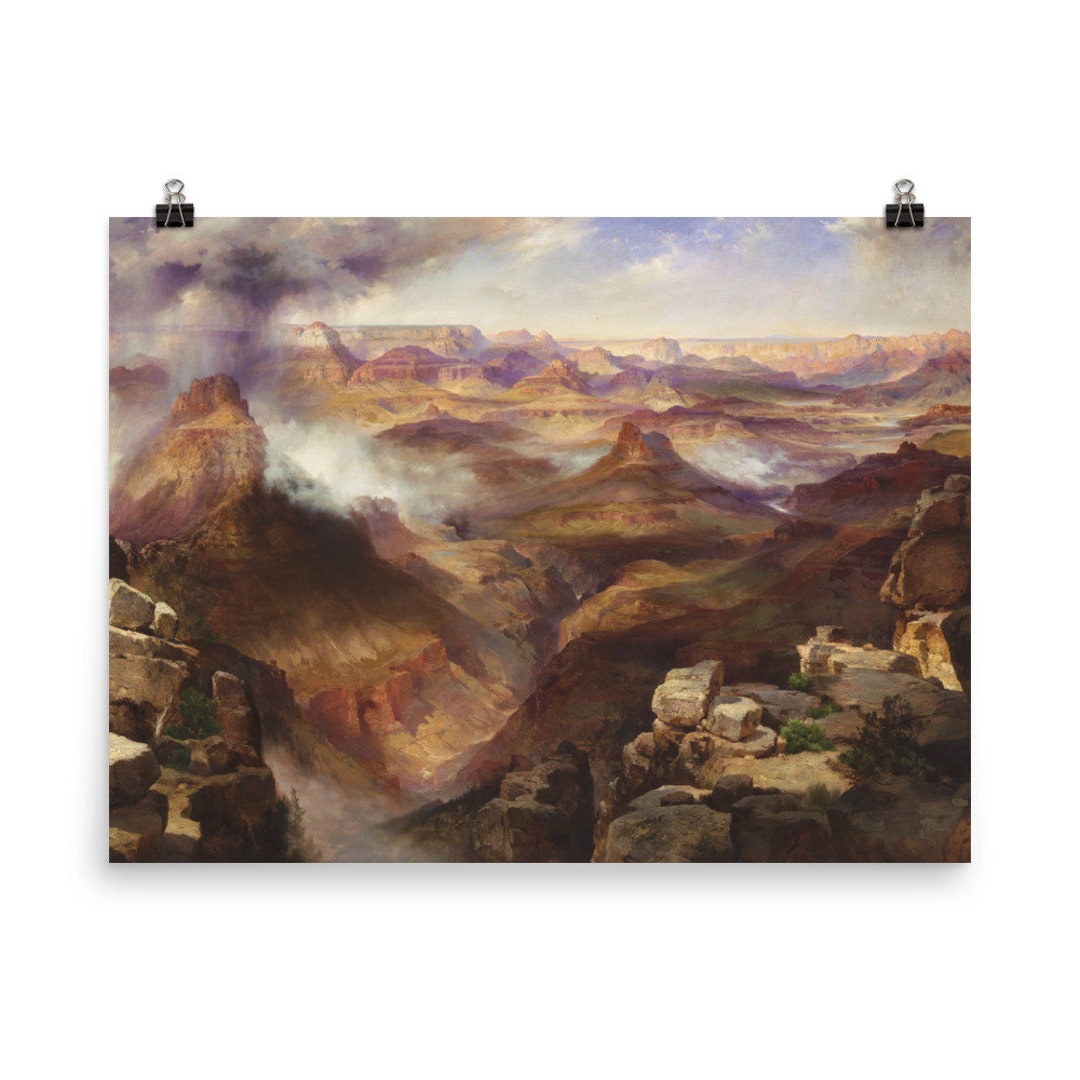 Grand Canyon of the Colorado River by Thomas Moran Poster Print - Etsy