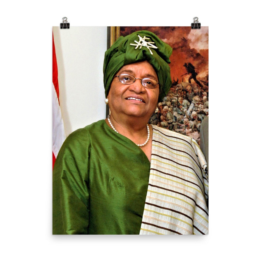 Ellen Johnson Sirleaf Poster Print - Etsy UK