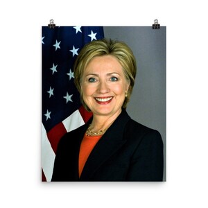 Hillary Clinton Official Portrait Poster Print - Etsy