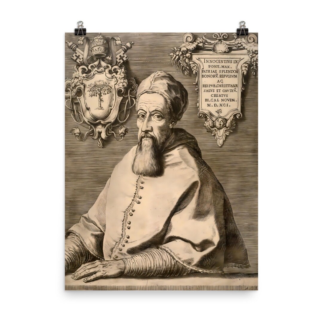 Pope Innocent IX Poster Print - Etsy