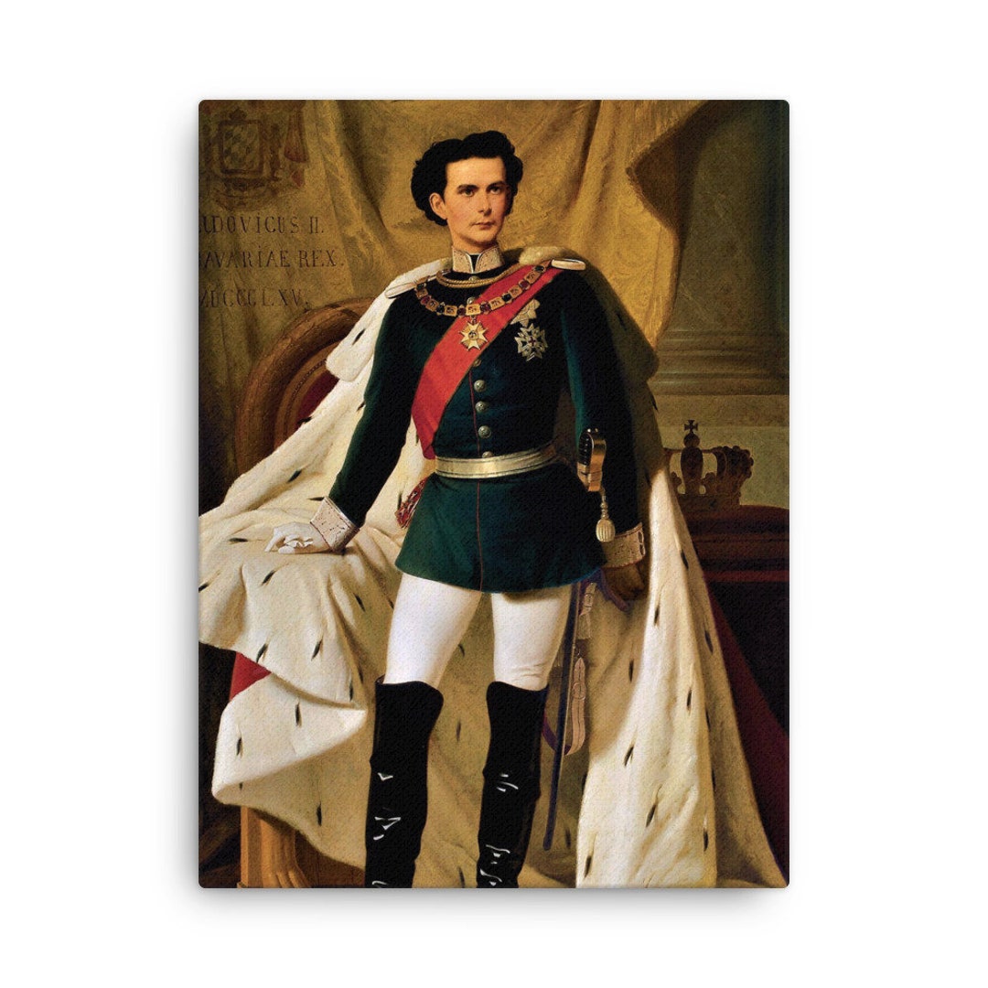 King Ludwig II Canvas Print Canvas Wall Art - Etsy