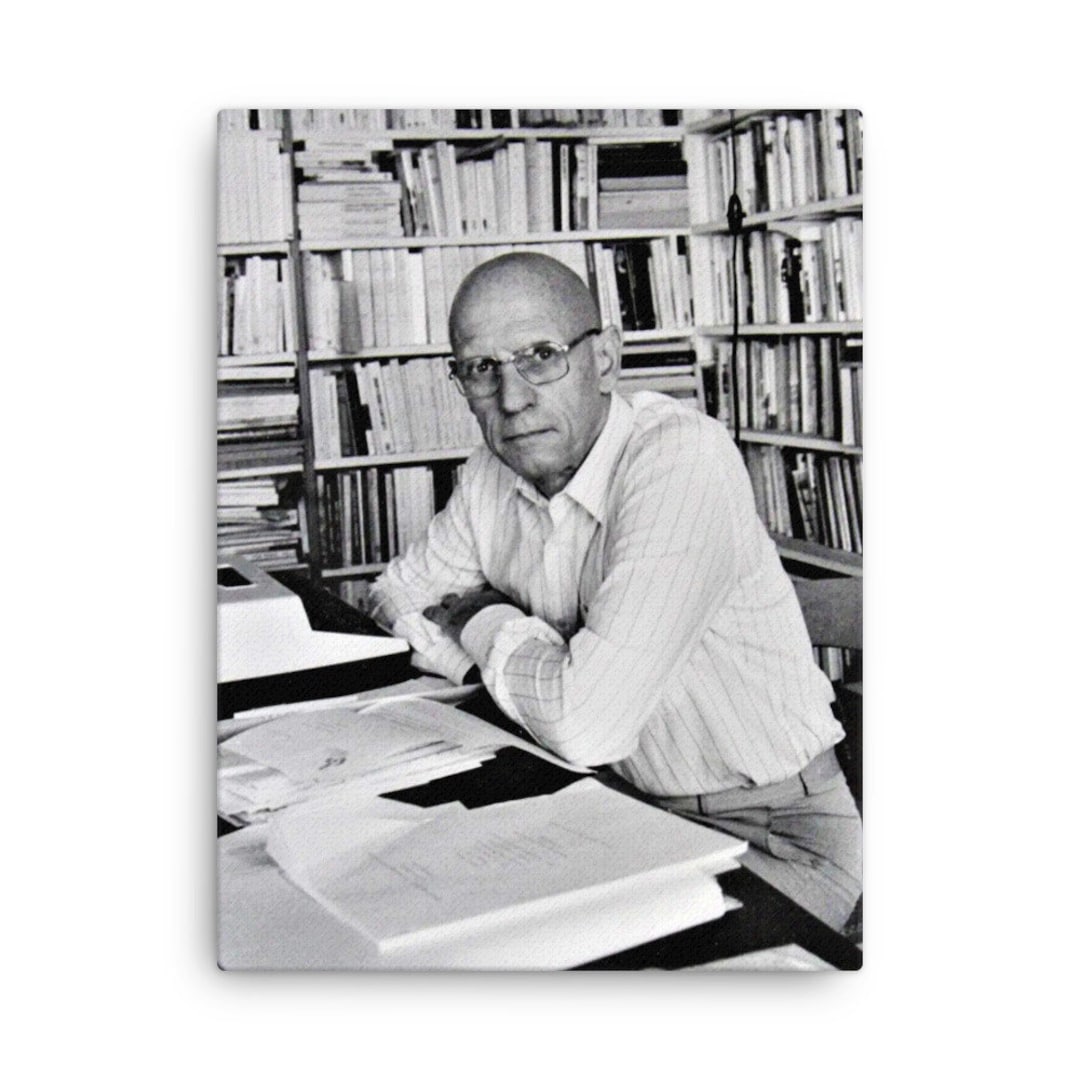Michel Foucault Canvas Print Canvas Wall Art - Etsy