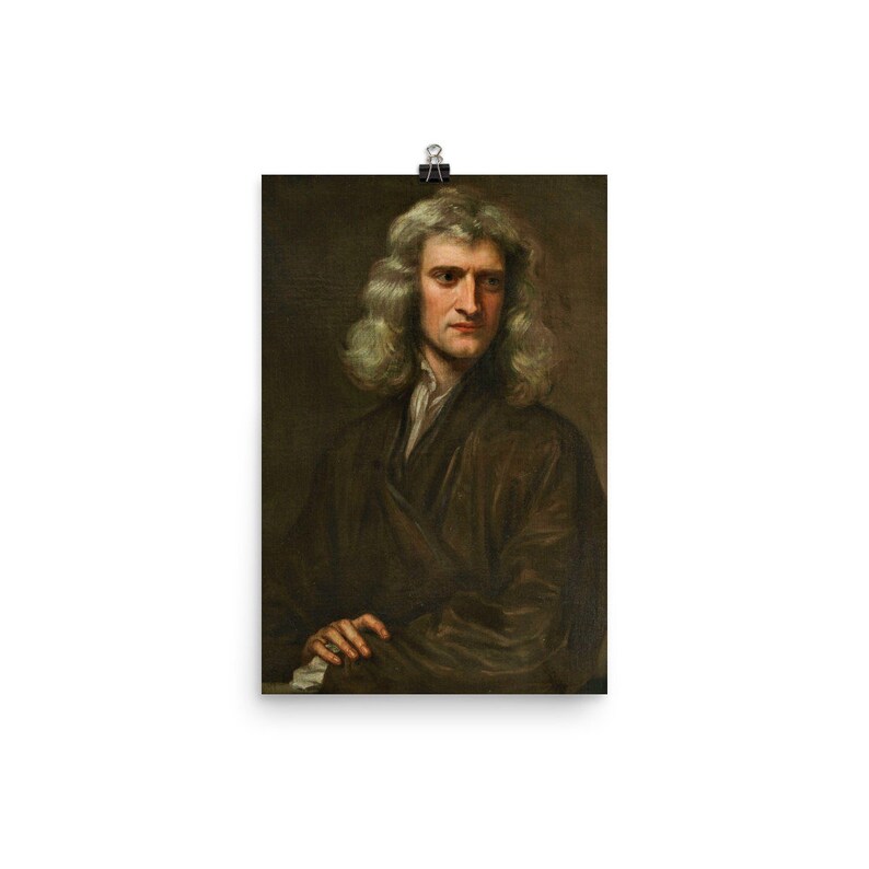 Sir Isaac Newton Poster Print - Etsy