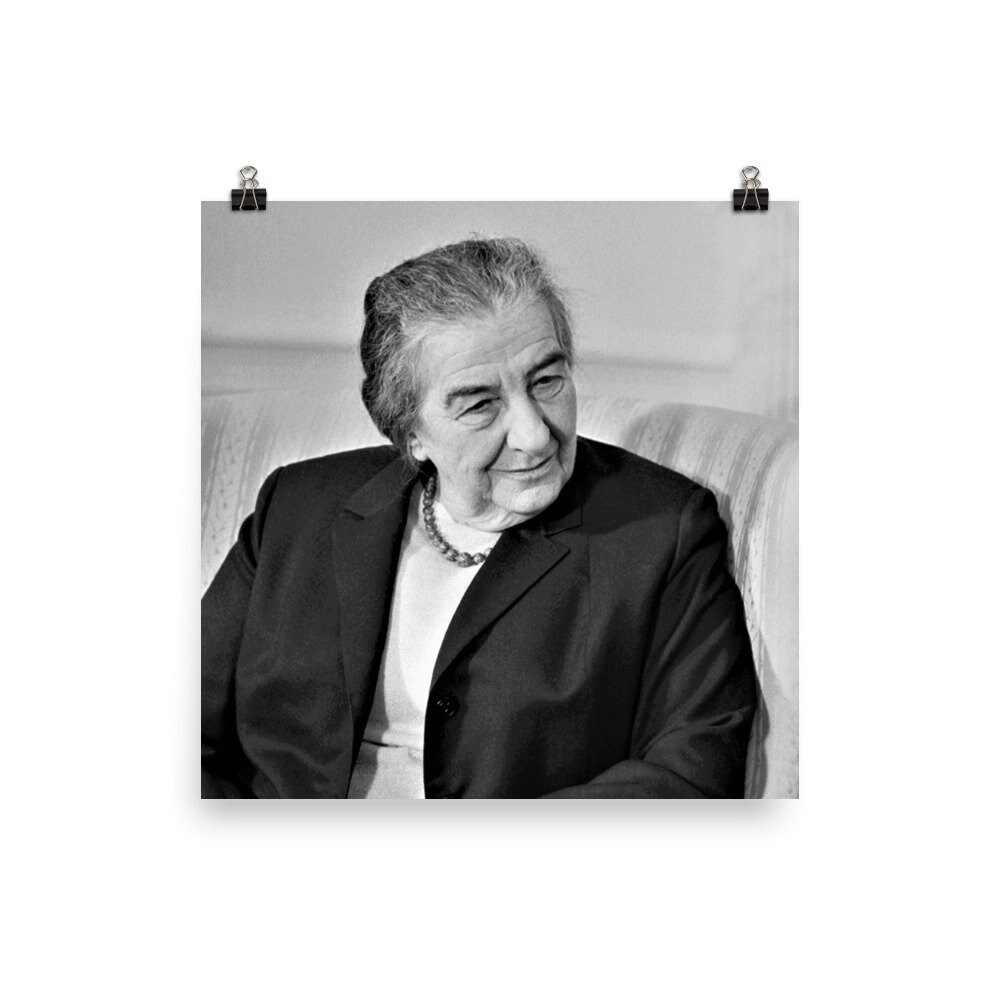 Golda Meir Poster Print - Etsy