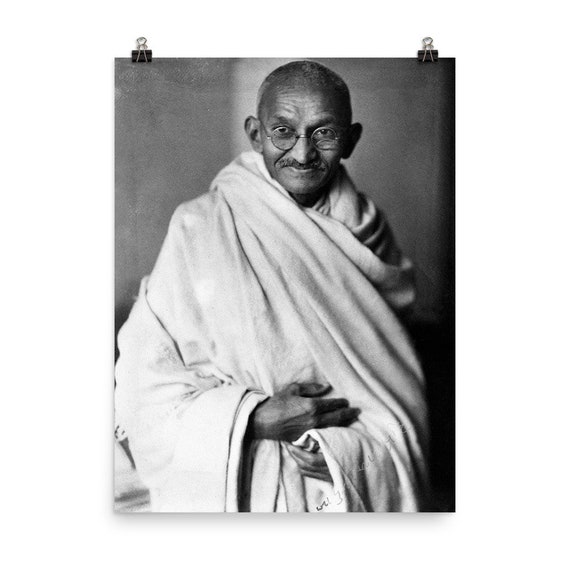 Mahatma Gandhi Poster | Etsy
