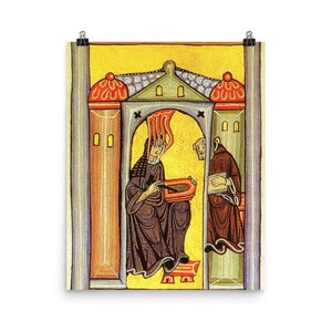 Hildegard of Bingen Poster Print - Etsy